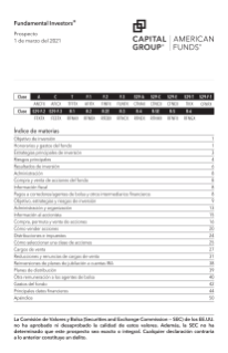 Prospectuses - Fundamental Investors